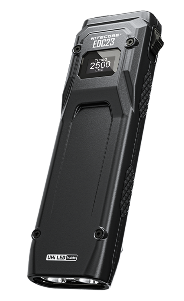 Nitecore EDC23 2,500 Lumens Ultra Slim High Performance Flashlight | Dynamic Pedals and Amps